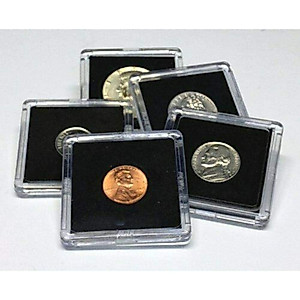 25 Assorted BCW Coin Snap Holders 5 Different Sizes