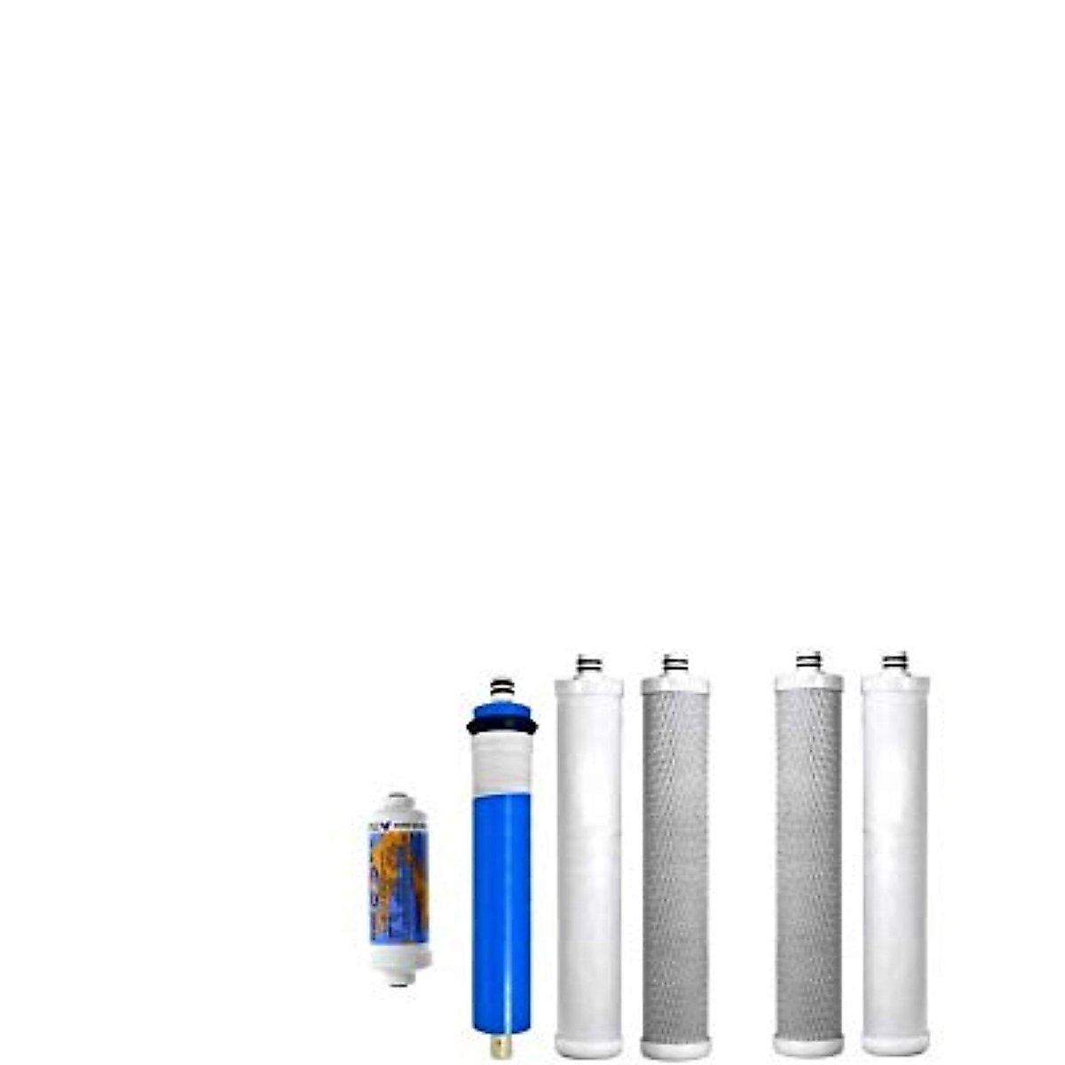 CFS – 6 Pack Reverse Osmosis Filter Set Includes Replacement Cartridges & Membrane Compatible with AC-30 Models – Remove Bad Taste & Odor – Whole House Replacement Water Filter Cartridge