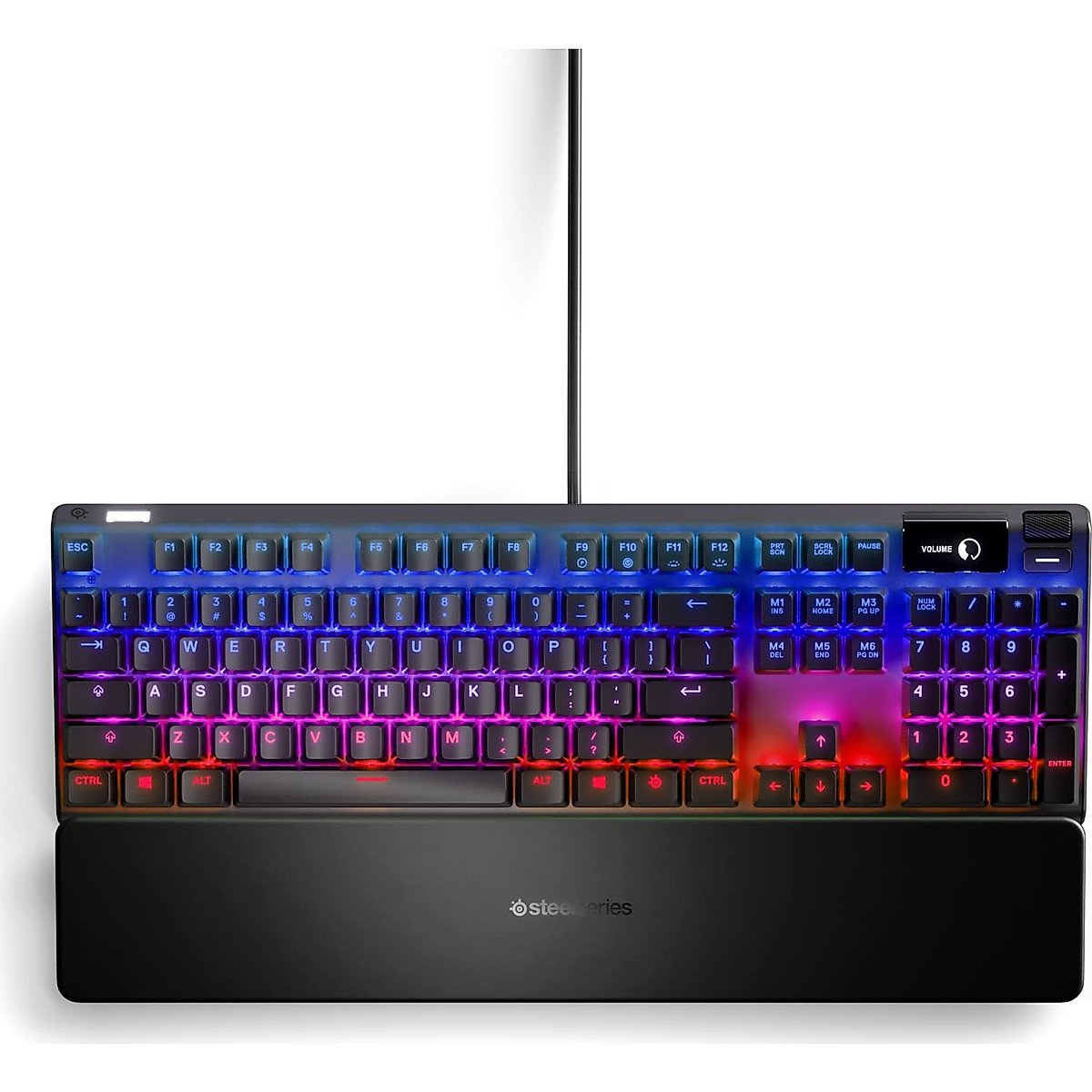 SteelSeries Apex Pro - Mechanical Gaming Keyboard - Adjustable Actuation Switches - OLED Smart Display - English QWERTY Layout - Standard