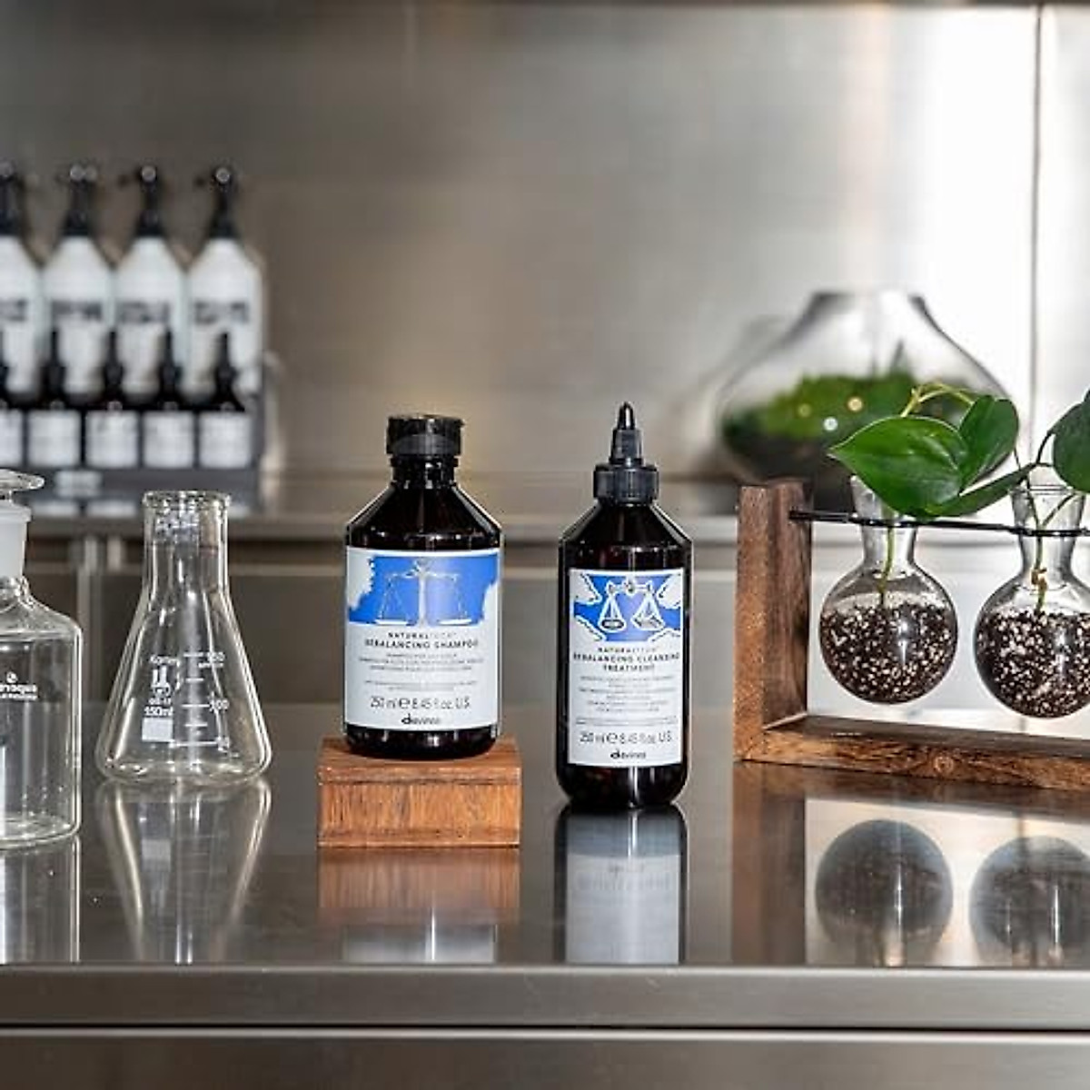 Davines Naturaltech REBALANCING Cleansing Treatment, Effectively Counteract Greasy Scalp And Heavy Hair, 8.45 Fl Oz