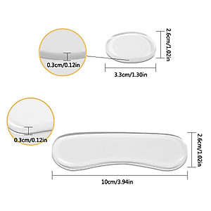 maxin Drum Dampener Gel,12 Pcs Round and 4 Pcs Long Clear Drum Dampener,Soft Silicone Drum Damper Gel Pads Drum Silencers for Drums Tone Control