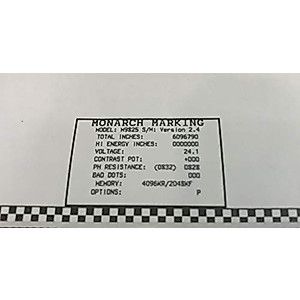 Monarch 9825 Label Printer W/USB, Parallel Ports & Test Prints