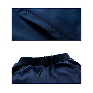 PASOK Men's Casual Tracksuit Long Sleeve Full Zip Running Jogging Sweatsuit Athletic Sports Set Light Gray L