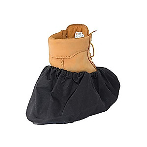 2 Pairs Non Slip waterproof Reusable shoe Covers for contrators and Carpet Floor Protection, Machine Washable. X-LARGE