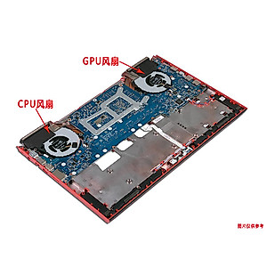 New Laptop CPU and GPU Cooling Fan for Dell inspiron 15 7577 7588 G5 15 5587 G7 7577 7588, Vostro 15-7580 7570 P71F P72F DFS2000054H0T FJQS DFS541105FC0T FKJF DC 5V 0.5A 4-pin(Two Fans)