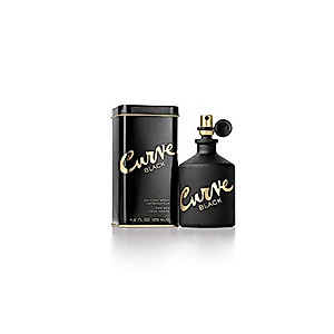 Men's Cologne Fragrance Spray by Curve, Casual Cool Day or Night Scent, Curve Black, 4.2 Fl Oz