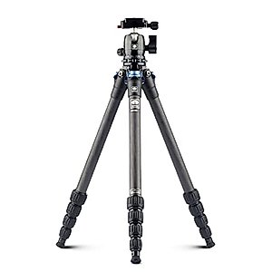SIRUI AM-225 Camera Tripod Carbon Fiber Tripod 5-Sections Travel Lightweight Small Tripod with B-00K Ball Head