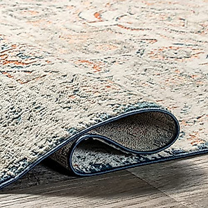 nuLOOM Theresia Vintage Floral Area Rug, 5' x 8', Beige