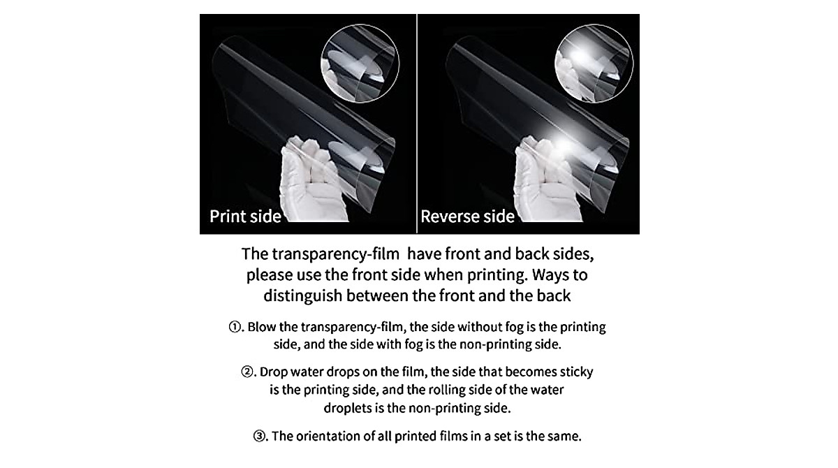 30 Sheets 8.5x11 Transparency Film for Inkjet Printers