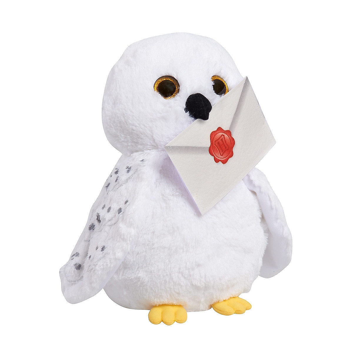 Harry Potter Collector Hedwig Plushie Stuffed Owl Toy for Kids with Sounds, White, Snowy Owl, Kids Toys for Ages 3 Up by Just Play