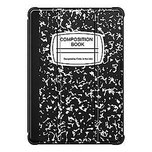 Fintie Slim Case for Amazon Fire HD 10 and Fire HD 10 Plus Tablet (Only Compatible with 11th Generation 2021 Release) - Soft TPU Smart Stand Back Cover with Auto Wake/Sleep, Composition Book