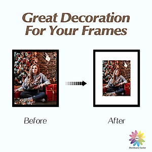 Mat Board Center, Pack of 10, Premier Acid-Free Pre-Cut 16x20 White Picture Mats for 11x14 Photos