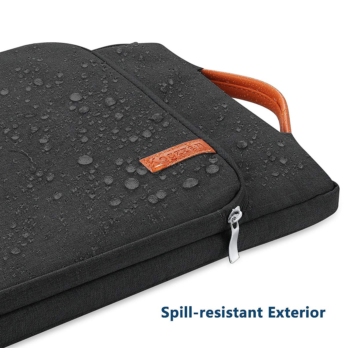 Kogzzen 14 13.5 13.3 13 Inch Laptop Sleeve Shockproof Case Bag Compatible with MacBook Pro 14 13 inch/MacBook Air 13.3/ Dell XPS 13/ Surface Laptop 13.5/ iPad Pro 12.9, HP Lenovo Asus Acer - Black