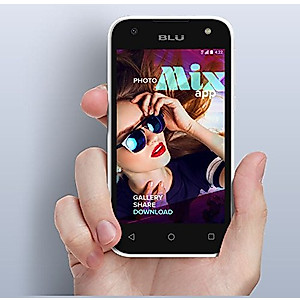 BLU Studio J1 S050Q Unlocked GSM Dual-SIM Phone - White