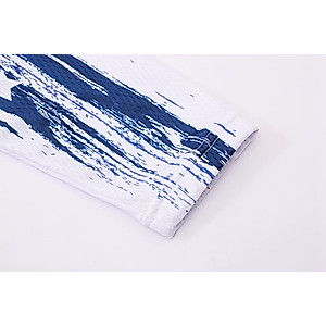 XUNQI Men's Cycling Jersey Long Sleeve Reflective with Rear Zippered Bag American Cycling Team Size M