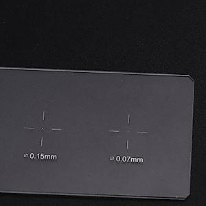 Microscope Slides Reticle Calibration Slide Ruler Microscope Objective Micrometer Calibration Slide Glass Stage Micrometer DIV 0.01mm