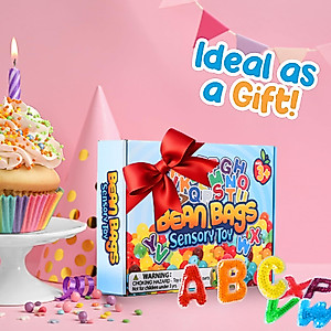 LESONG Alphabet Letters Sensory Toys: ABC Learning Educational Montessori Toys, Fidgets Sensory Toys for Classroom Calm Down Corner Autistic Anxiety Relief