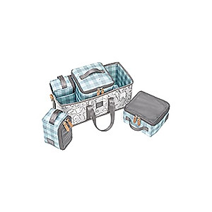 Petunia Pickle Bottom Inter-Mix Deluxe Kit | Baby Diaper Caddy Organizer | Keep Everything Organized in Diaper Bag, Stroller, or Nursery - Disney's Playful Pooh