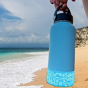 Hank Leandro Upgraded Protective Silicone Boot for 32-40oz Water Bottle,BPA-Free Safe Anti-Slip Bottom Sleeve Cover