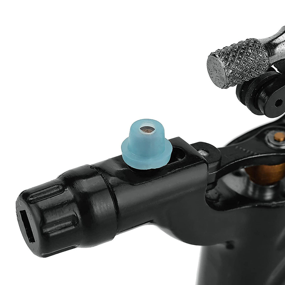 WZPB 401Pcs Tattoo Machine Parts - 100 Tattoo Rubber Bands 100 Tattoo O-rings 100 Tattoo Needles Grommets 100 Tattoo Rubber Pad and 1 Tattoo Cleaning Brush Set for Tattoo Machine Tattoo Supplies