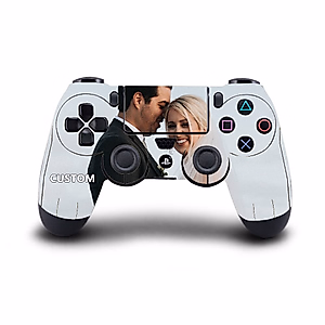 Custom Vinyl Skin Sticker Decal Cover for PS4 Controller with Your Own Personalized Photos or Game Screenshots