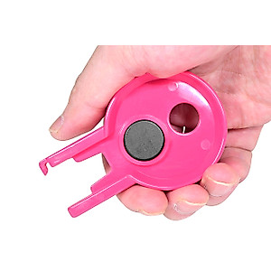 Seki Japan Multifunction Bottle Cap Opener, Plastic Body Jar Opener, Serrated Steel Parts Remove Stubborn Lids Kitchen Gripper with Pull Top Can Opener for Elderly, Women, Children