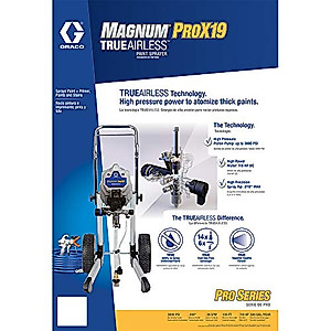 Graco 17G180 Magnum ProX19 Cart Paint Sprayer, Blue & white