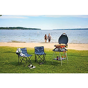 Napoleon TravelQ TQ2225PO Portable Gas Grill, 225 sq. in, Orange