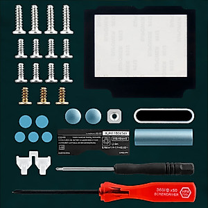 Ostent Full Housing Shell Case Cover Replacement for Nintendo GBA SP Gameboy Advance SP - Color Light Blue