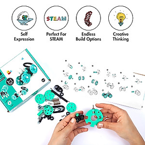 The Off Bits Toy Building Sets: BuggyBit Vehicle Model Kit for Kids 6+, Mini STEM Toys with Nuts & Bolts, Build Your Own Engineering Kit, STEM Building Toys Gifts for Boys and Girls