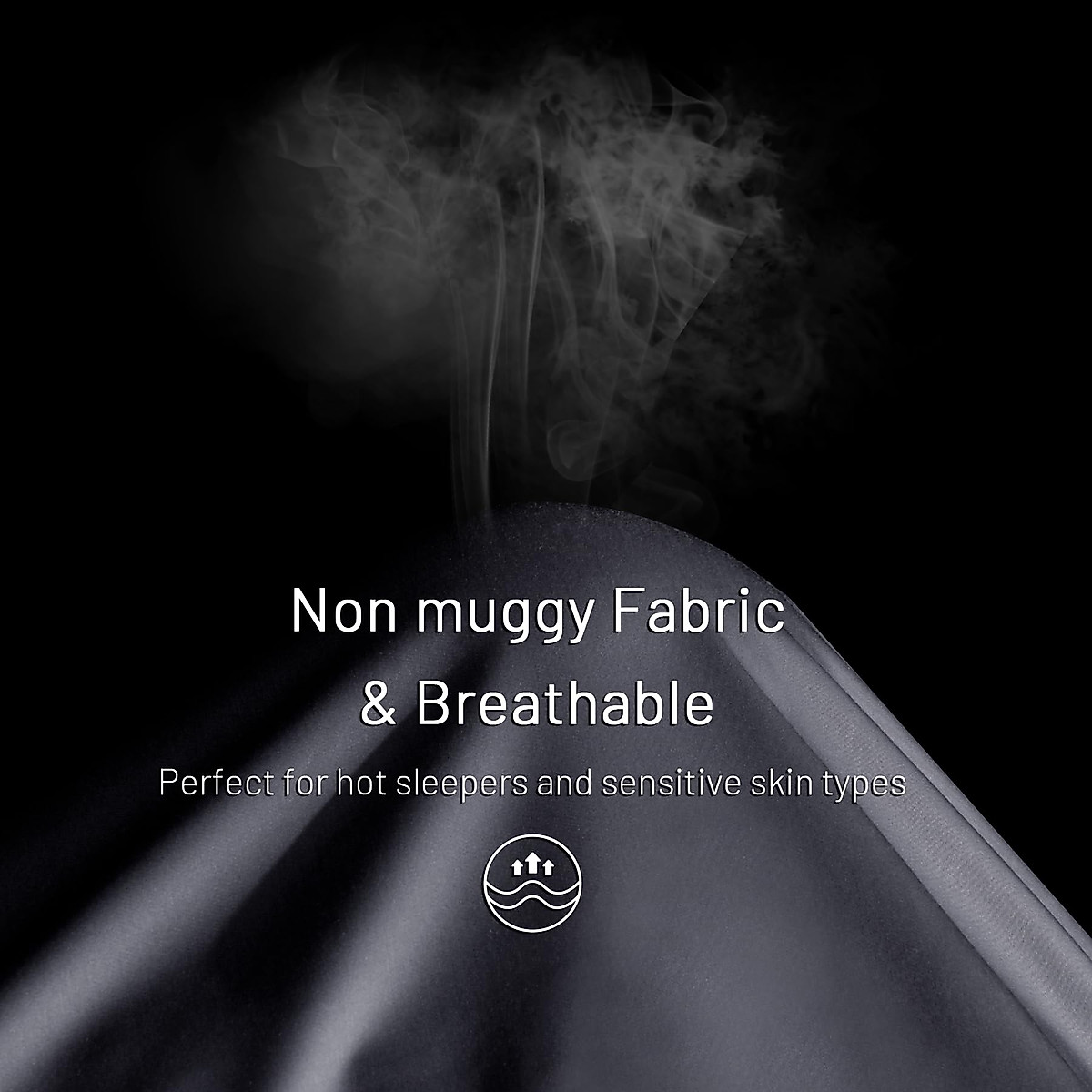 NEXHOME PRO Duvet Cover Set King - Lightweight Organic Viscose from Bamboo Cooling Duvet Cover for Hot Sleepers 104"x90" 3pcs Breathable Dark Grey Bedding with Corner Ties,Zipper Closure,No Insert