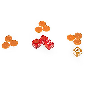 The Game of Left Center Right, Jackpot Dice Game Small Group or Large Party Family Travel Board Game, for Kids & Adults Ages 8 and up