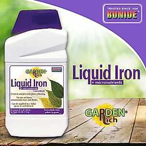 Bonide 299 Liquid Iron Complex Fertilizer Concentrate, 32-oz. - Quantity 1