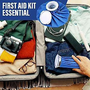 Ice Bag 9 inches- Convenient and Reusable Ice Bag for Injuries, Muscle Aches, Scrapes, or Strains – Easy to Use Ice Bag for Knees – Durable and Reliable Cold Packs