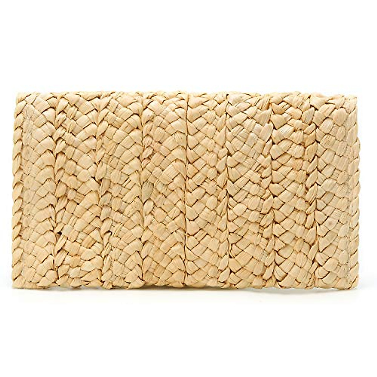 Obosoyo Women's Straw Clutch bags Handbag Straw Purse Envelope Bag Wallet Summer Beach Bag Woven Bag Purse Wallet