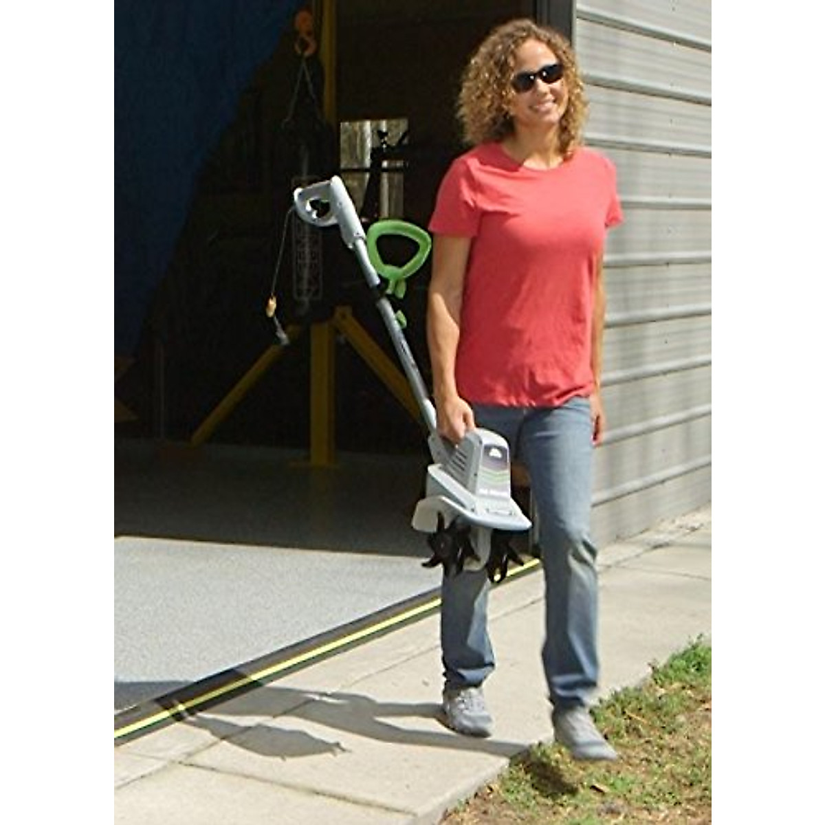 Earthwise TC70025 7.5-Inch 2.5-Amp Corded Electric Tiller/Cultivator, 7.5-Inch, 2.5-Amp Corded, Grey