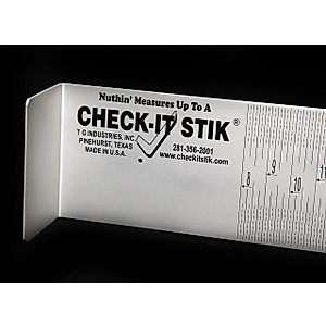 Check-It Stik 30 1/2'' X 6" Red Fish Pro Series