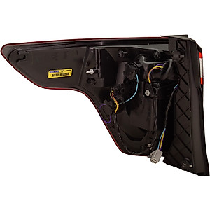 Evan Fischer NHTSA/DOT Compliant Tail Light Compatible with 2016-2019 Ford Explorer & 2016-2019 Police Interceptor Utility Passenger Side - FO2801251, FB5Z13404A