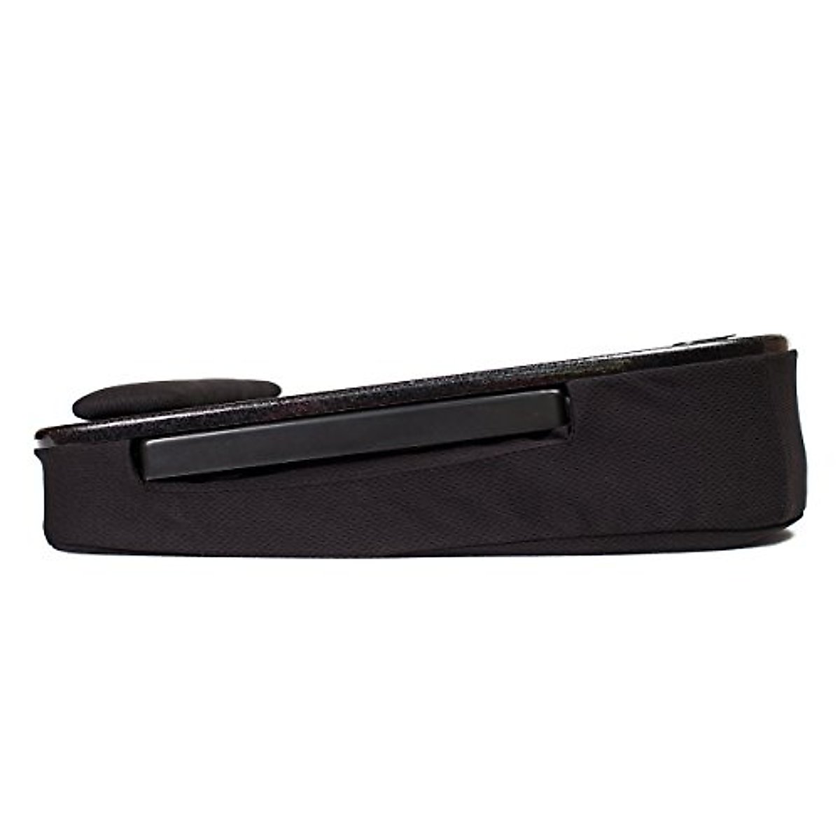 Sofia + Sam Multi Tasking Lap Desk with Memory Foam Cushion | Wrist Rest Cushion | Fits Laptops Up to 15" | Tablets Up to 9.6" | Smart Phones Up to 3.5" | Black Top | Computer Lap Tray