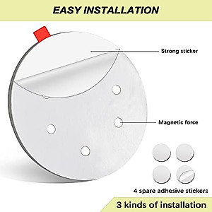 Privacy Sign,Do Not Disturb/Please Knock/Out of Office/in a Meeting Sign,Office Door Sign That Lets Others Know Whether You're Available Or Not(5inch,Silver)