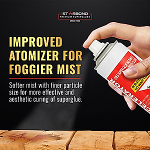 Starbond CA Glue Accelerator - Instantly Dries Super Glue (6 Ounce)