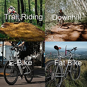 BUCKLOS Shimano MT200 MTB Hydraulic Disc Brakes Set, Left Front 800mm Right Rear 1550mm Mountain Bike Hydraulic Brake Aluminum Alloy Levers(BL) with Calipers (BR) Fit E-Bikes(Pre-Bled)