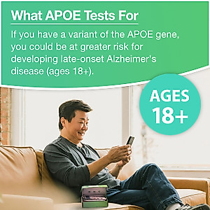 empowerDX APOE Gene Test, Easy at Home Mouth Swab Test for Alzheimer’s Disease and Dementia Risk, Ages 18+