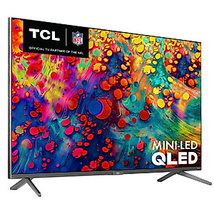 TCL 65-inch 6-Series 4K UHD Dolby Vision HDR QLED Roku Smart TV - 65R635, 2021 Model
