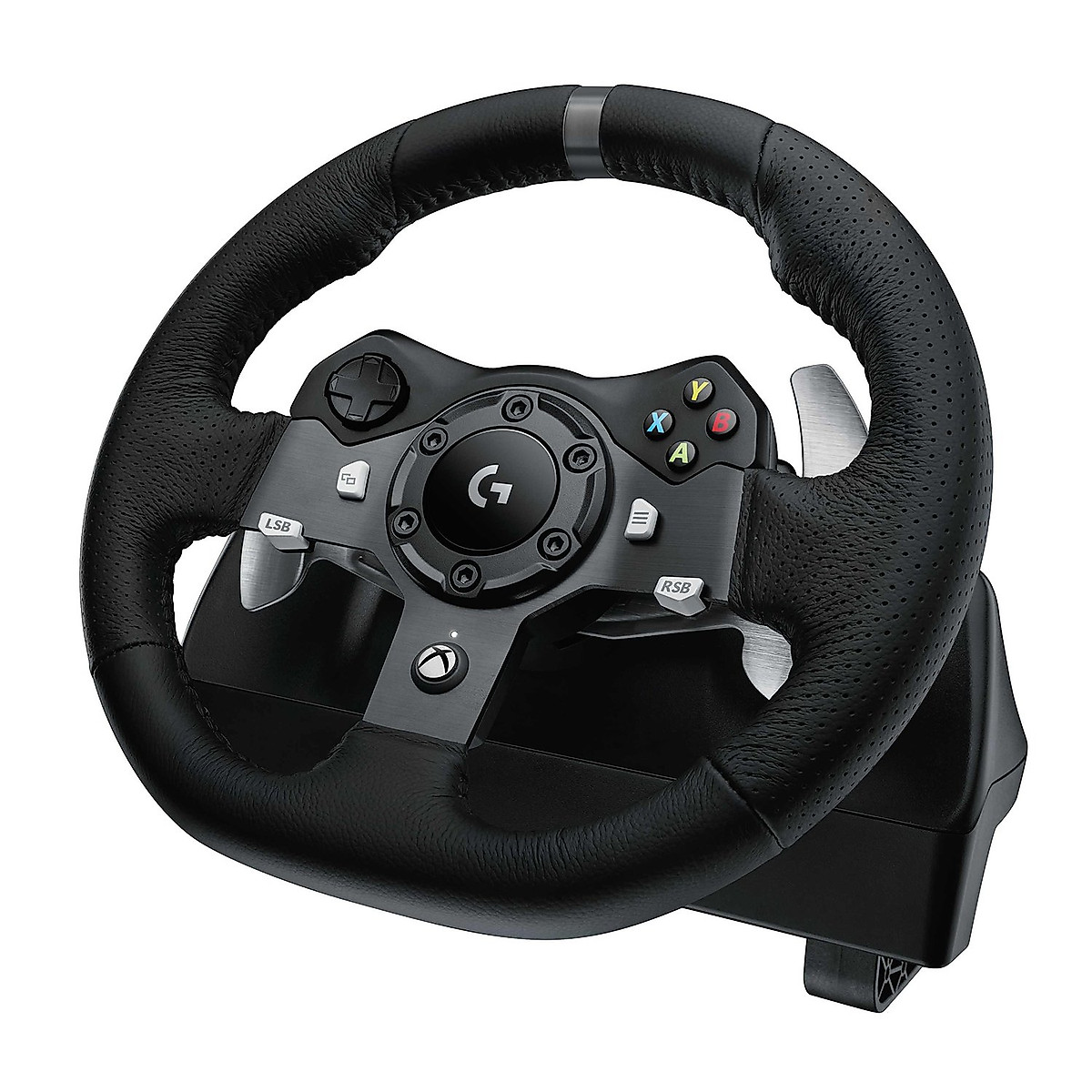 Logitech G920 Racing Wheel and Shifter Bundle for Xbox One and PC (Renewed)