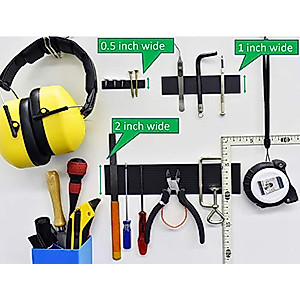 MagX Magnetic Tape with Adhesive 1"x10', Ultra Thick 60 mil, Magnetic Strip with Self Adhesive, Flexible Magnetic Roll Tape, Peel and Stick, Anisotropic Strong Magnets, Stationery, Office Supply