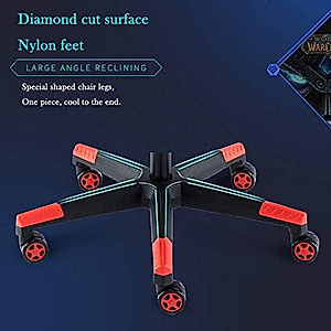 MayNuo Armchair Gaming Seats,E-Sports Game Computer Chair Home Office Swivel Chair Lift Chair Stool Chair/Red/a