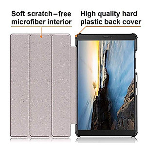 DETUOSI Slim Case for Samsung Galaxy Tab A 8.0" 2019 (SM-T290/T295/T297), Ultrathin Magnetic Trifold Stand Multi-Angle Protective Cover for Samsung Galaxy Tab A 8.0 Inch 2019 SM-T290 Tablet #Milky Way