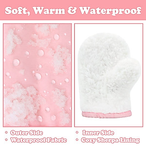 Sarfel Baby Gloves 12-18 Months Toddler Winter Gloves Waterproof Toddler Mittens 18 Months Baby Mittens Toddler Snow Gloves