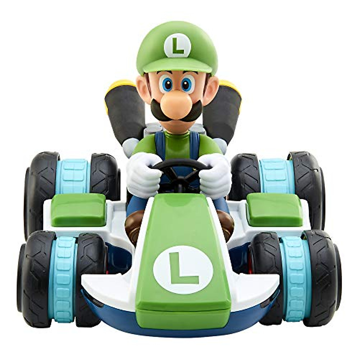 Super Mario 08988-PLY Nintendo Mario Kart 8 Luigi Mini Anti-Gravity Rc Racer 2.4Ghz, with Full Function Steering Create 360 Spins, Whiles & Drift Up To 100" Range - For Kids Ages 4 Plus